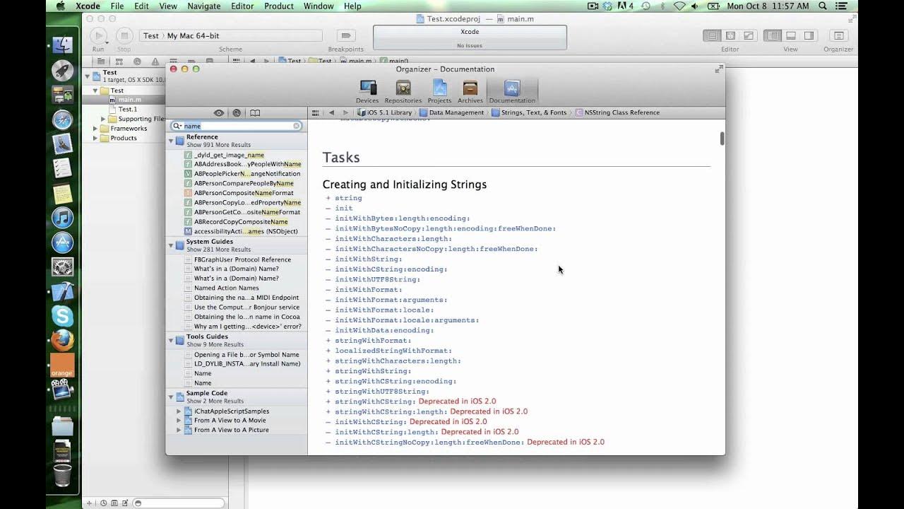 Using the Documentation for Objective-C - YouTube