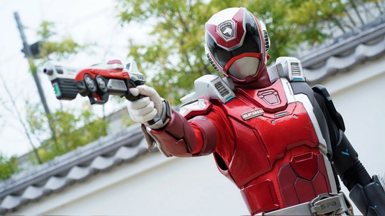 Dekaranger 20th - Fireball Booster [DekaRed Henshin & Finisher] - YouTube