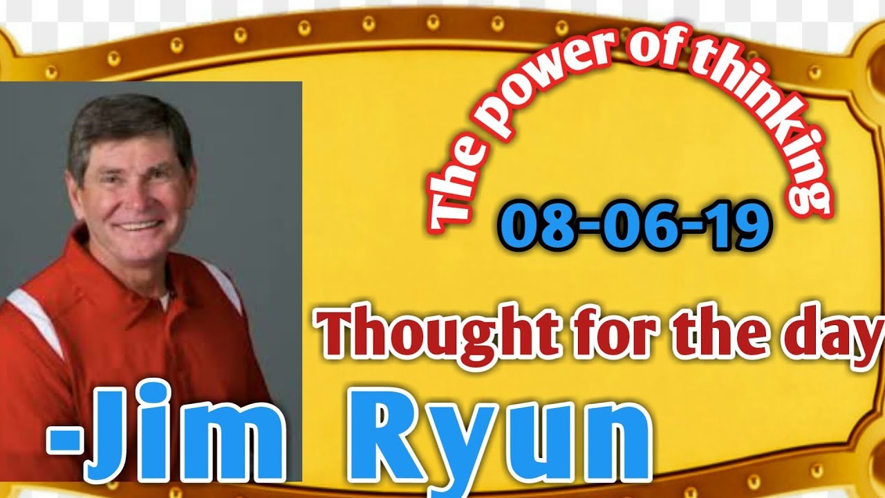 Jim Ryun Motivational Quotes | Thought for the day | June 08 2019 | The ...