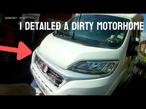 I detailed a dirty motorhome - YouTube