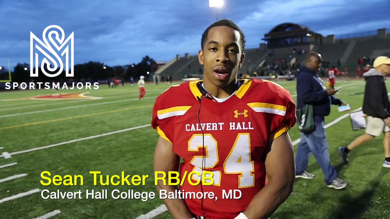 Postgame Interview Sean Tucker Calvert Hall 2018 - YouTube