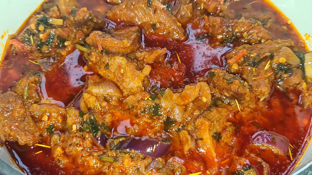 Special Red Oil Stew with Beef/ How to Make Nigerian Palm Oil Stew# ...