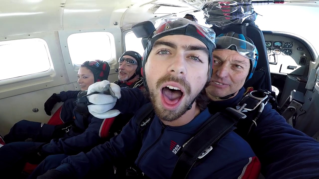 Ethan Horan's Tandem skydive! - YouTube