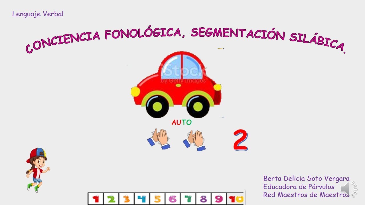 CONCIENCIA FONOLÓGICA SEGMENTACIÓN SILÁBICA. - YouTube