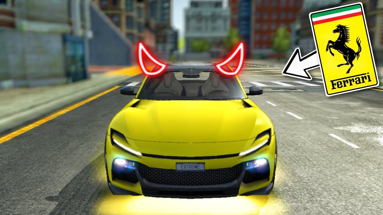 Angry Ferrari Purosangue 🤯 in Extreme Car Driving Simulator - YouTube