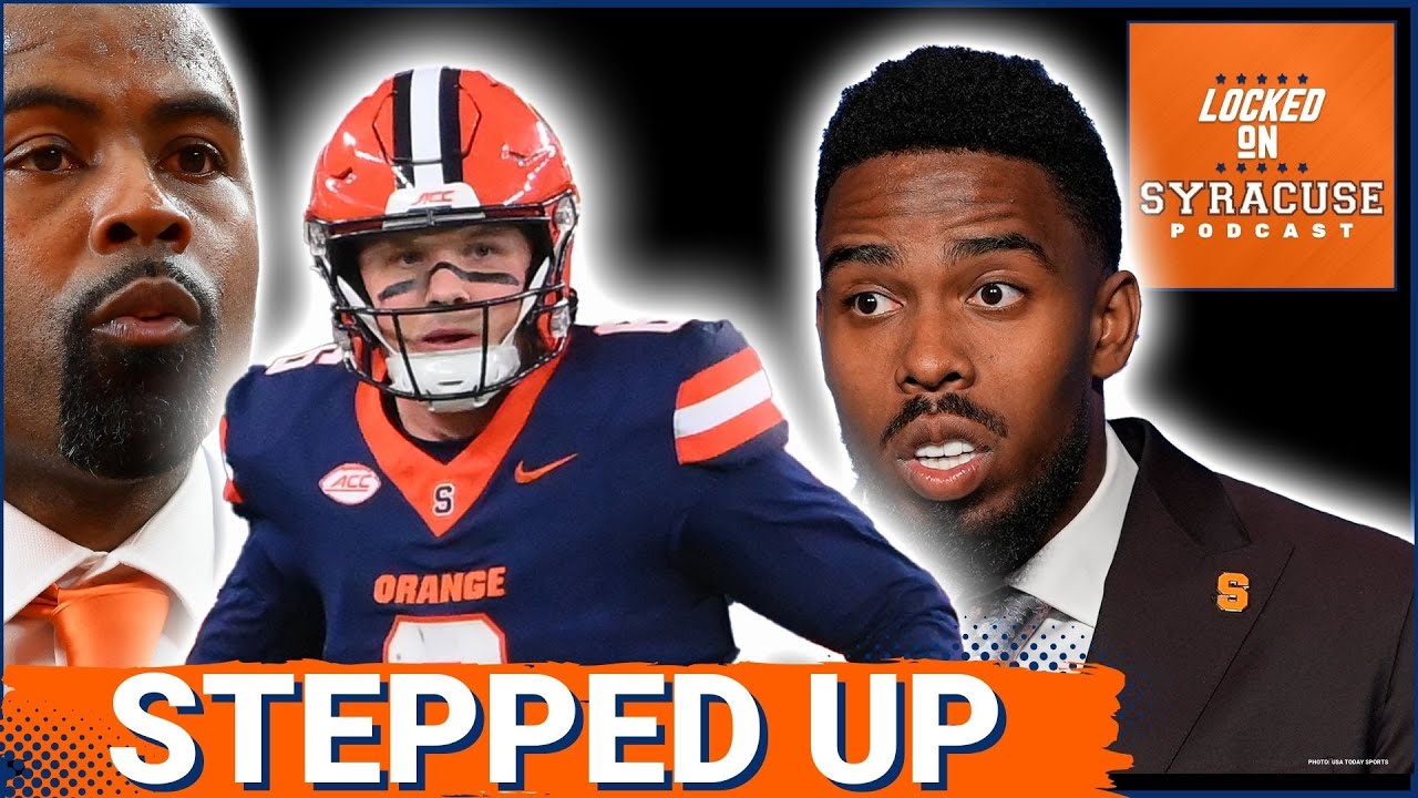 Fran Brown told Kyle McCord & Fadil Diggs to Step-up... and they did ...