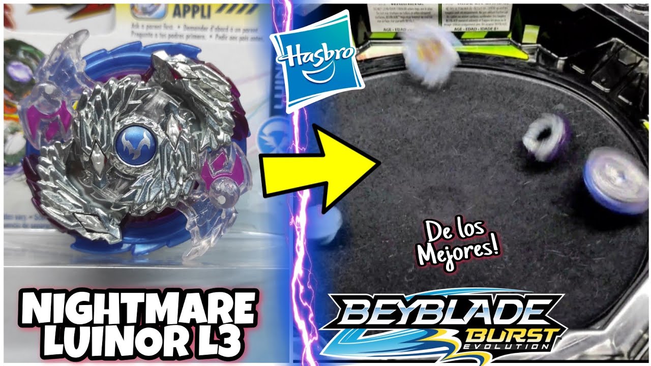 De los *MEJORES* Beyblade Burst Evolution / LUINOR L3 Unboxing Hasbro ...