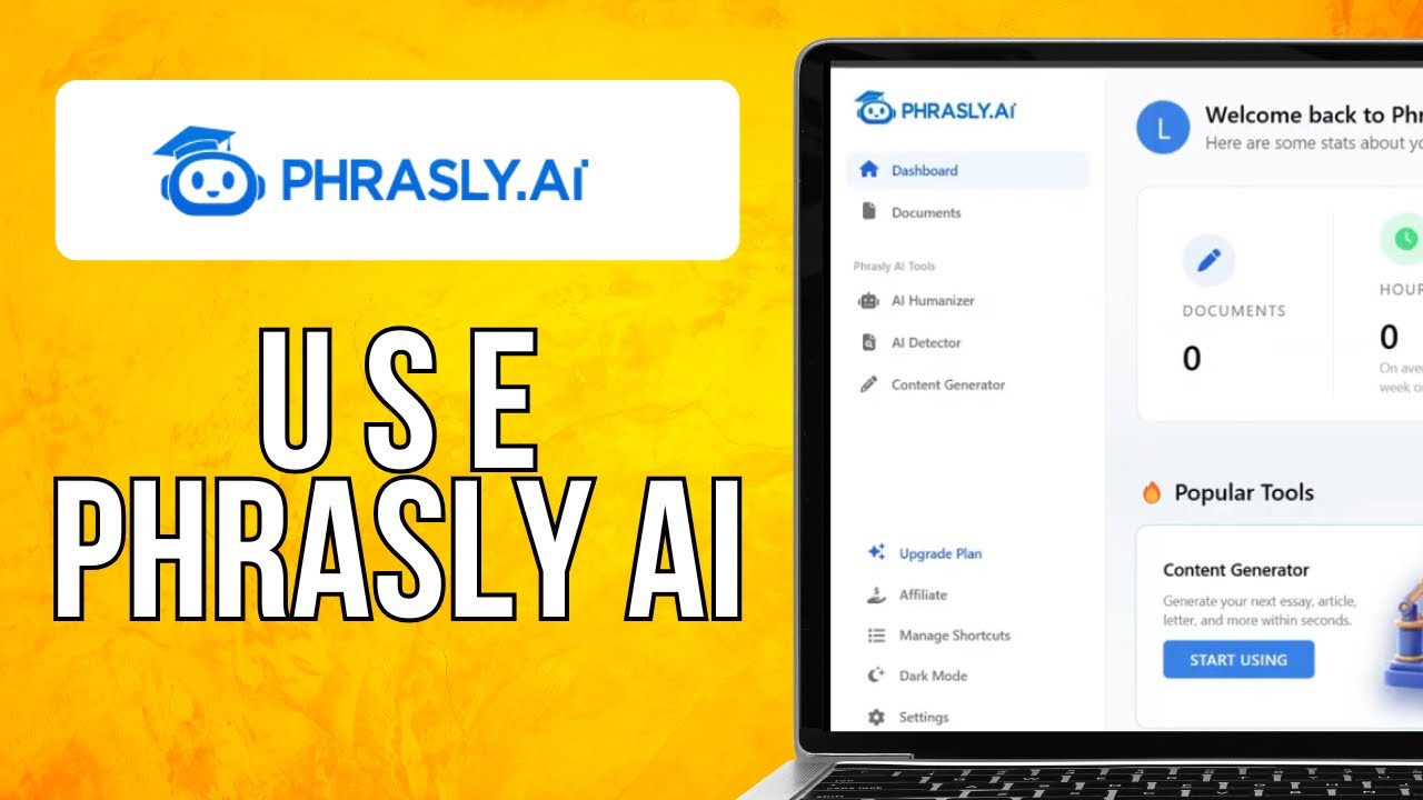 How To Use Phrasly AI (2024) Quick Guide - YouTube