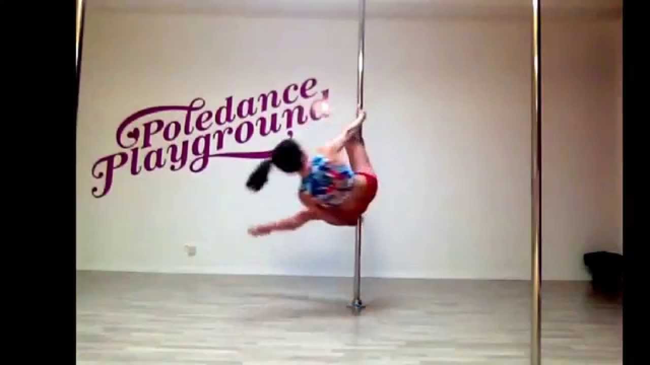 Pole dancing big spins on static pole poledance playground innsbruck ...