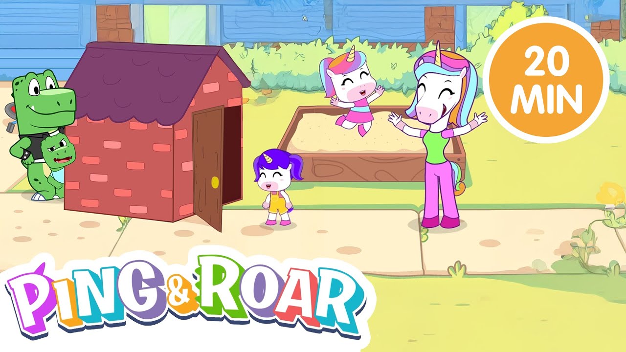 20 Minutes of At-Home Fun! 🏠 Ping and Roar Staycation Special - YouTube