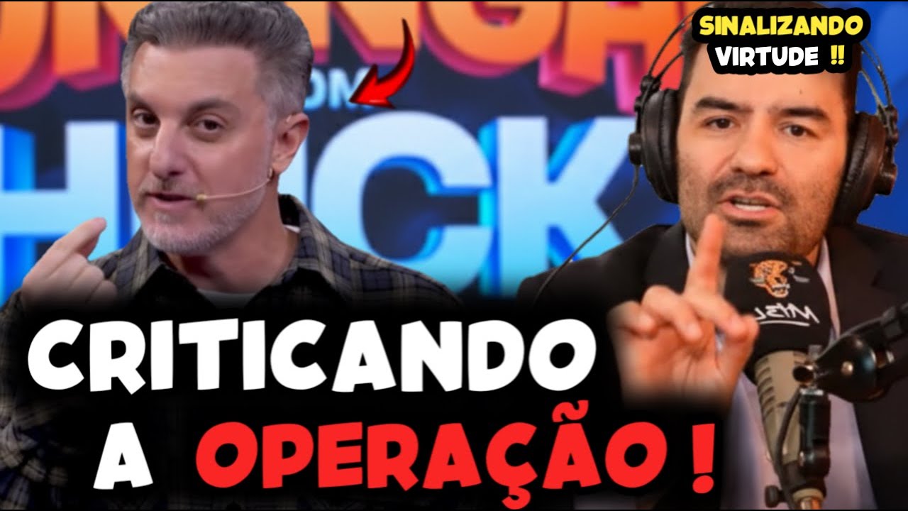 ARTHUR REAGE ÀS CRÍTICAS DE LUCIANO HUCK SOBRE AS OPERAÇÕES NO RIO DE ...