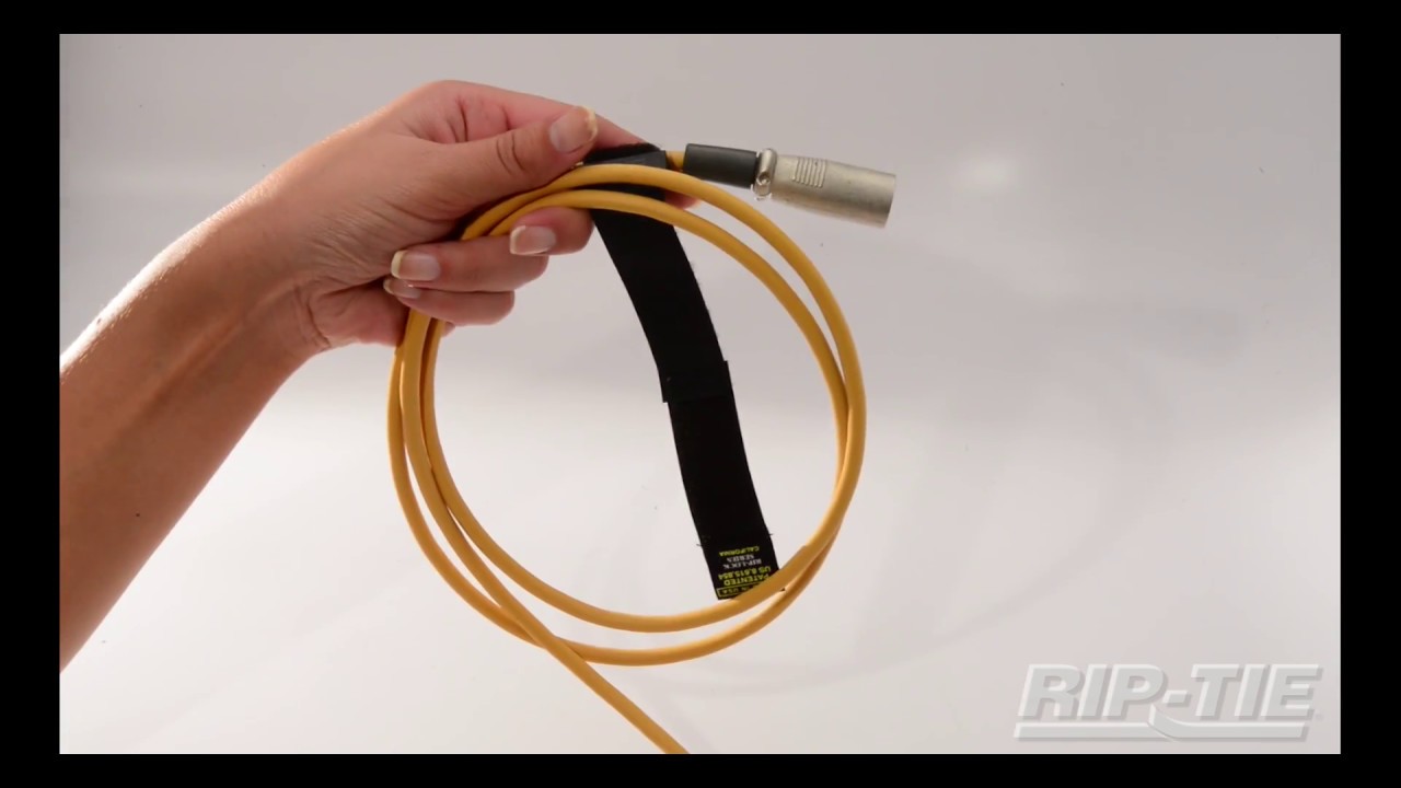 How To Use Rip-Tie Rip-Lock Cable Wrap - New Product! - YouTube