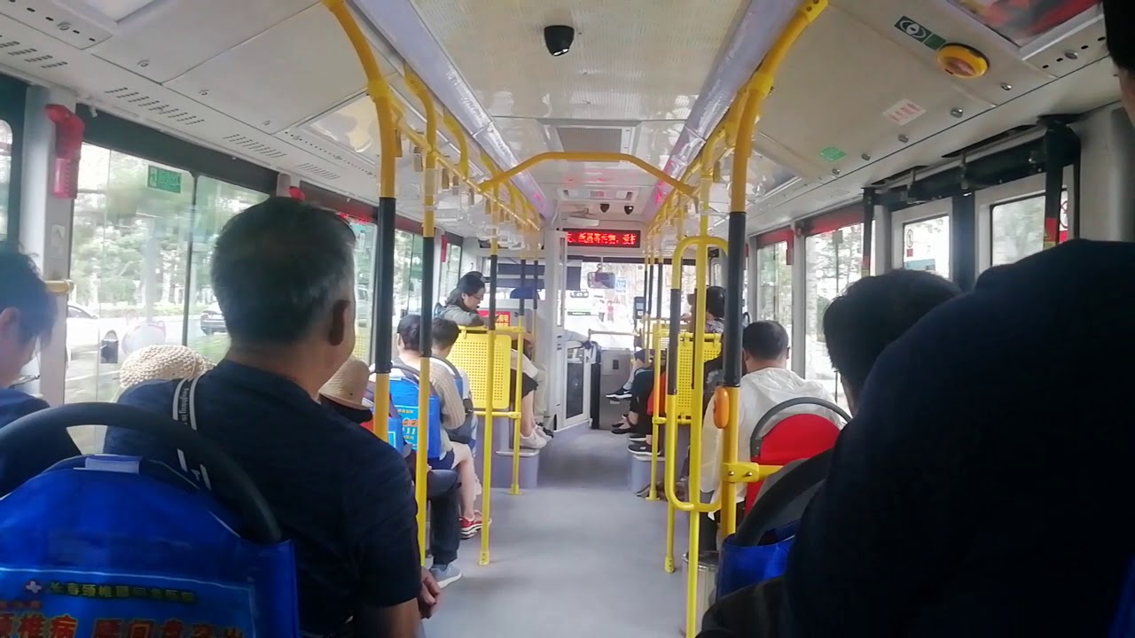 Journey On Changchun Route 312 Northern Bus BFC6109GBEV5 (China) - YouTube