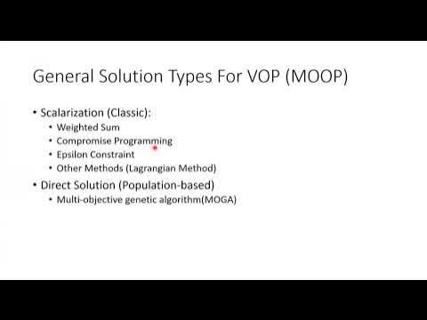 05 _ Scalarization Methods For Multiobjective Optimization Problems شرح - YouTube