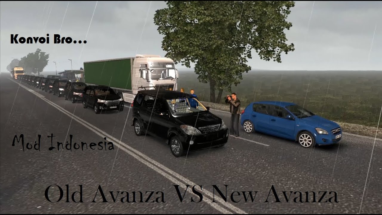 ETS2 Mod Indonesia Old Avanza keliling Jawa - YouTube