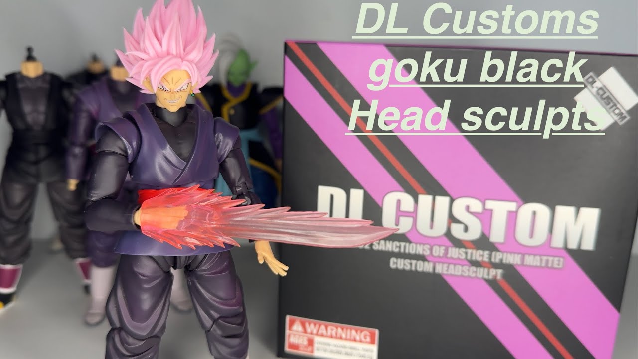 DL Customs Goku black | Sanctions of Justice (pink matte) | Custom Head ...