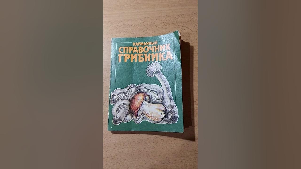 Карманный справочник грибника. Букинистическое издание, 1993 г ...