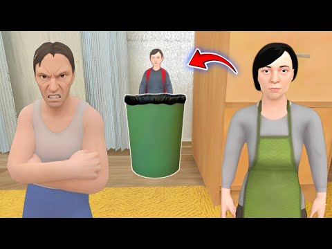 Schoolboy Runaway Stealth - But Andrew Is Hiding Inside a Trash Can. 