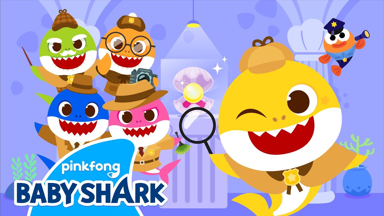 [ NEW] Detective Baby Shark | with Sidekick Shark Family | Baby Shark ...
