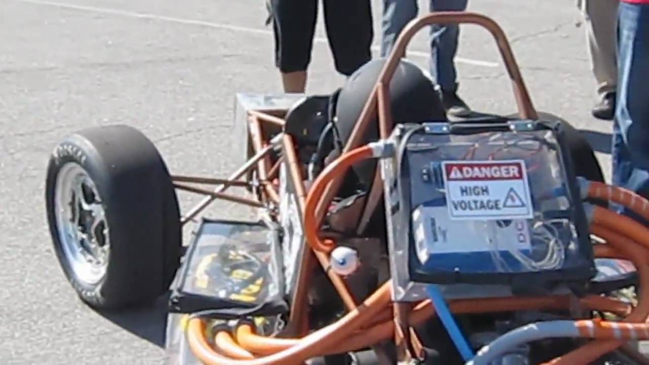 Cal Poly Pomona Formula Hybrid Test day - YouTube