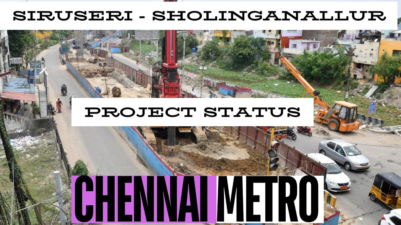 sholinganallur to siruseri metro | Chennai Metro corridor 3 OMR Road ...