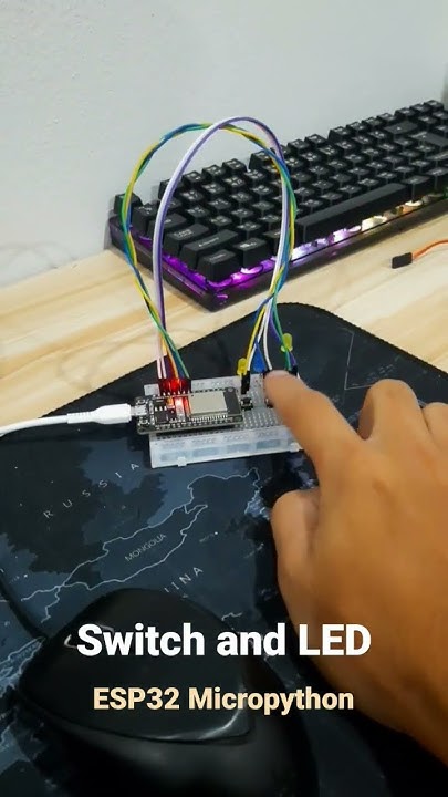 ESP32 Micropython LED test - YouTube
