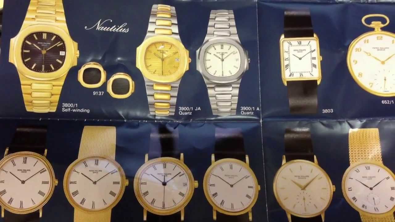 BORING LUXURY WATCHES - High End Watch Brochures from the 1970s, 1980s ...
