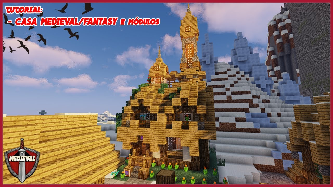 🏗️📖 Como Construir Casas Medievais - MINECRAFT MEDIEVAL #01 - YouTube