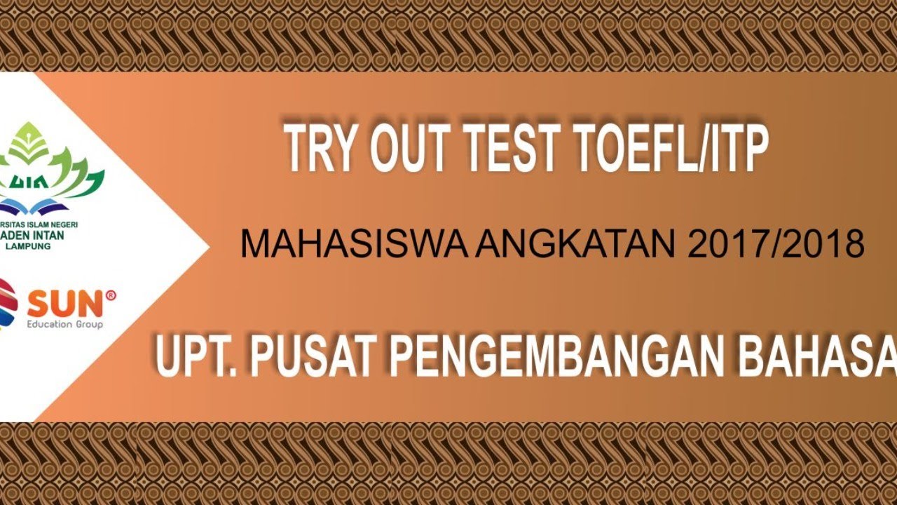 TRY OUT TEST TOEFL (Pengerjaan Soal) - YouTube