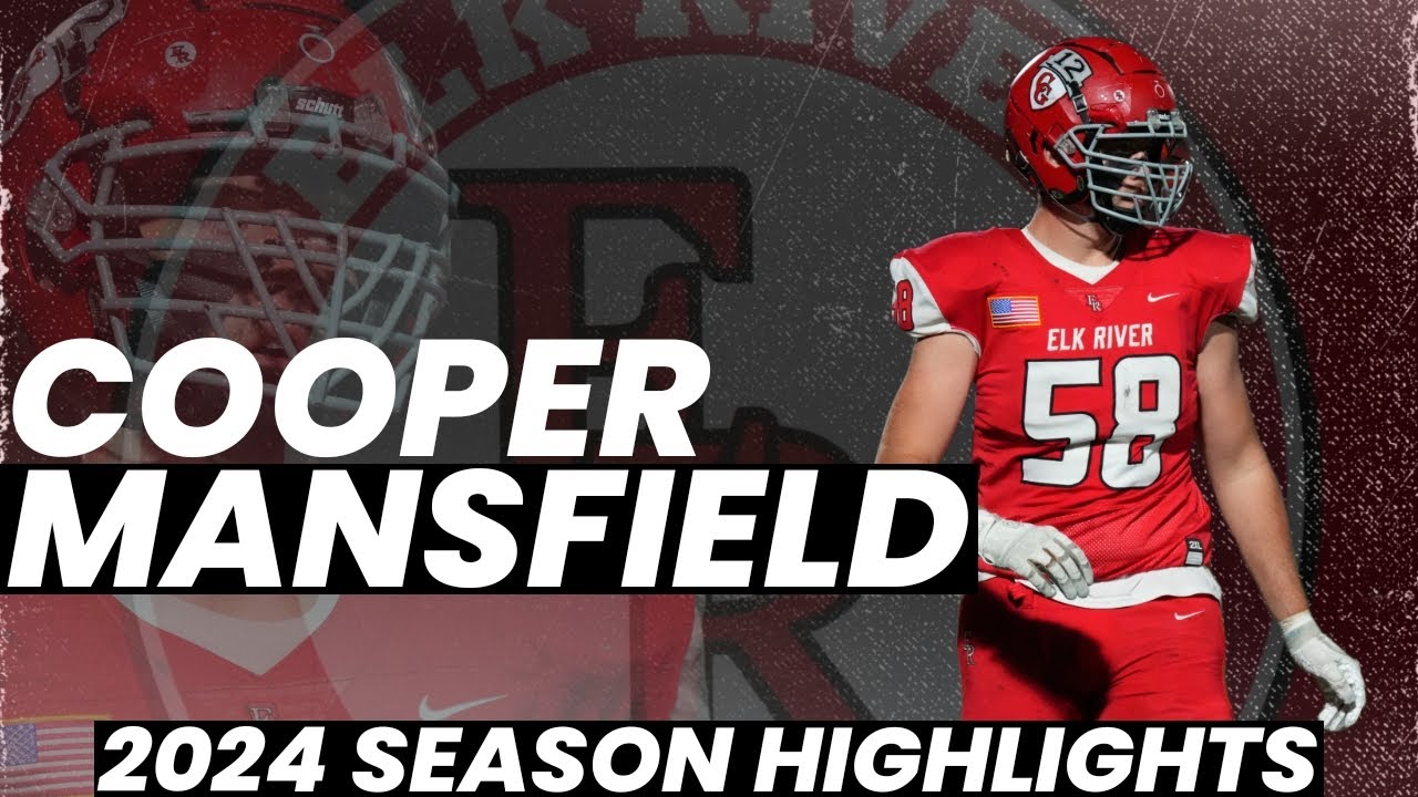Cooper Mansfield 2024 Football Highlights - YouTube