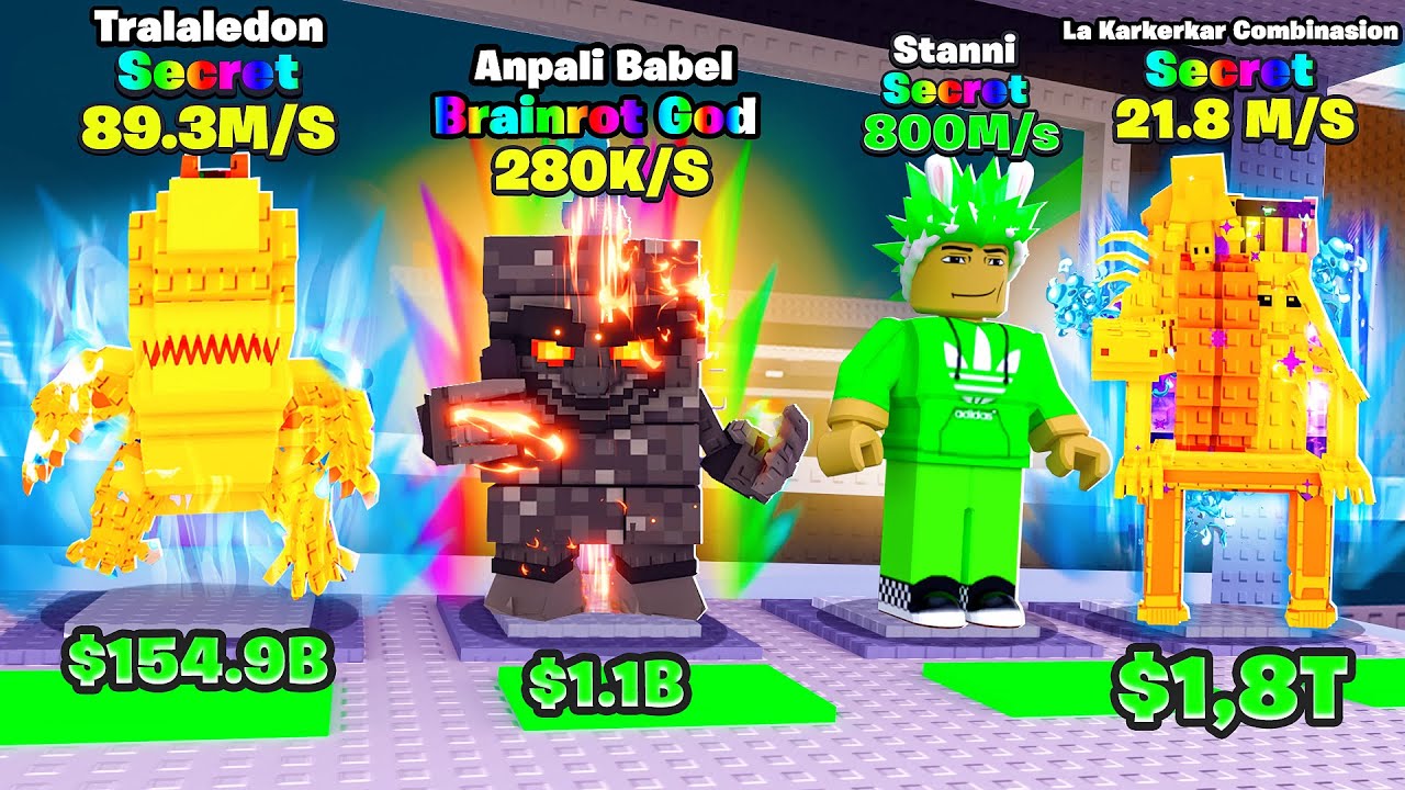 ich KLAUE alle NEUEN SUPER SECRETS in STEAL a BRAINROT! - YouTube