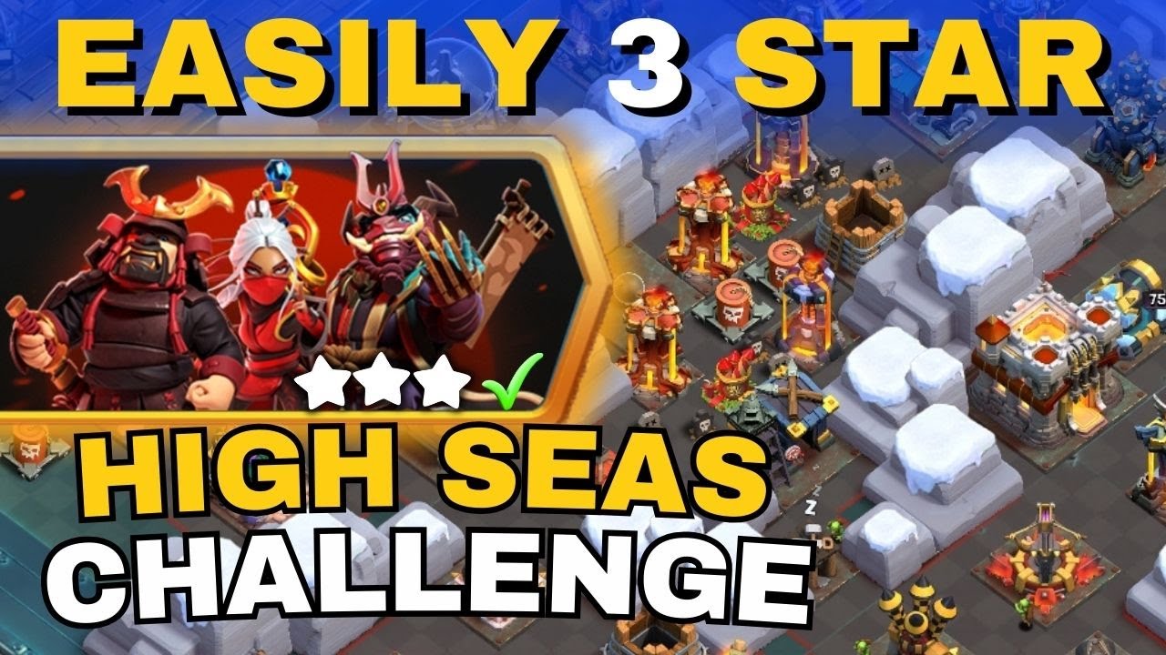 How to 3 Star High Seas Hijinks Challenge | Clash of Clans Easy ...