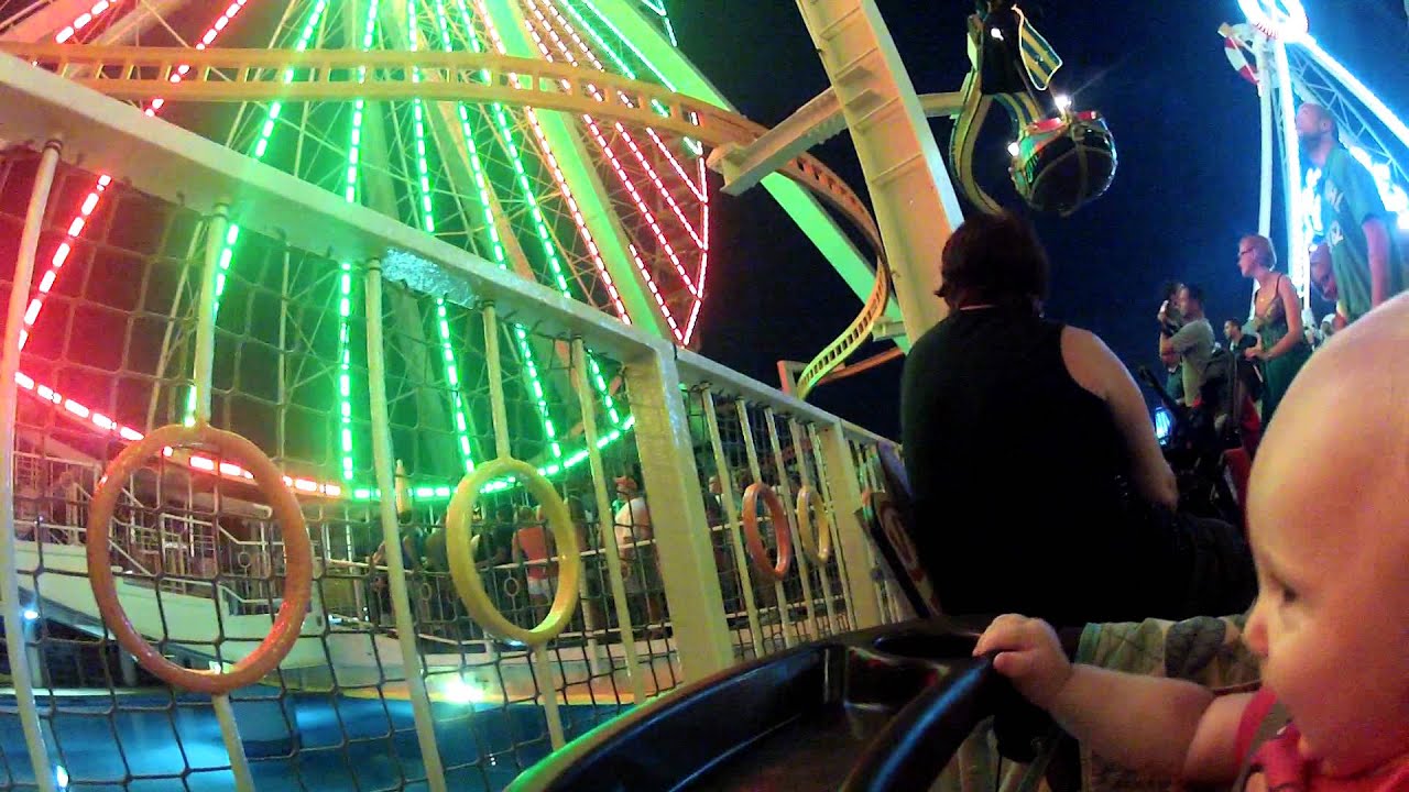 Ferris Wheel new LED lighting Wildwood 2012 - YouTube