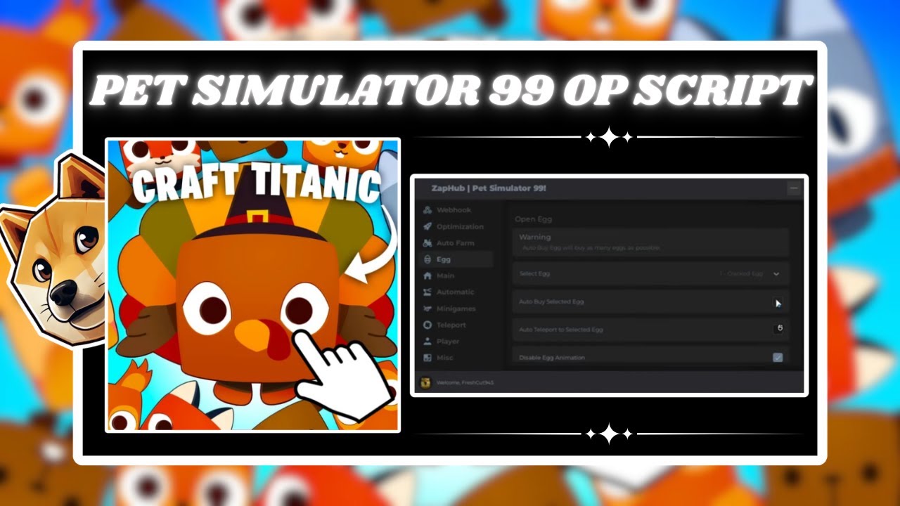 *NEW* Pet Simulator 99 OP SCRIPT (PASTEBIN 2024)(AUTOFARM ,AUTO DIG ...