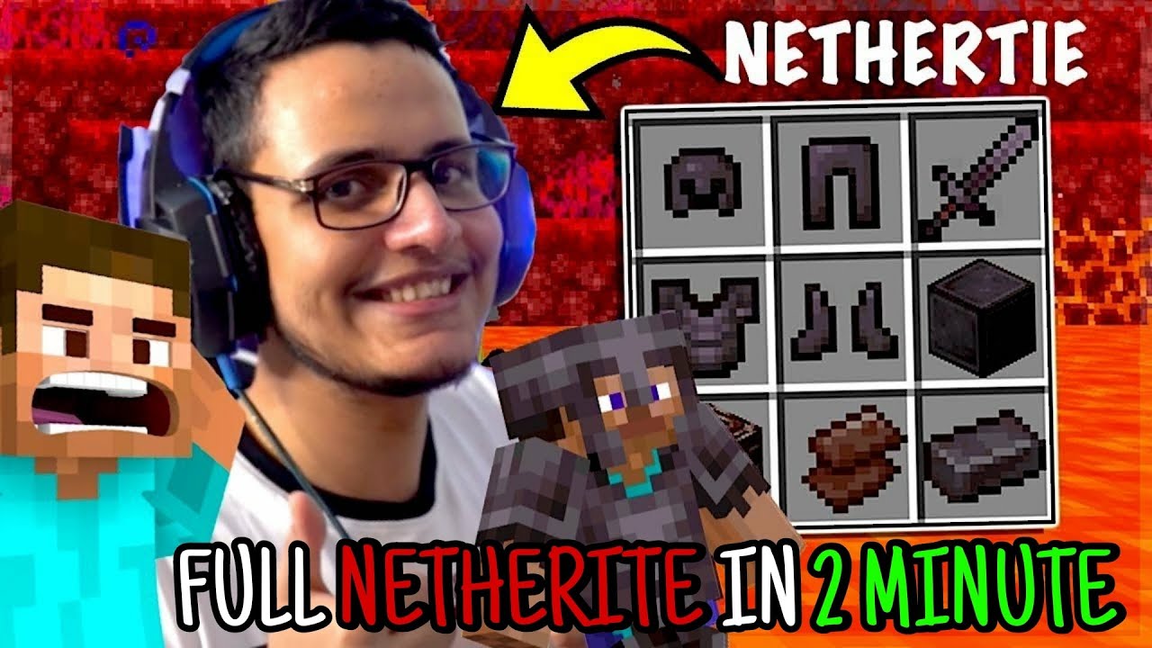 🔥 BEST GOD SEED FOR MINECRAFT Full Netherite Armor in Under 2 Minutes # ...