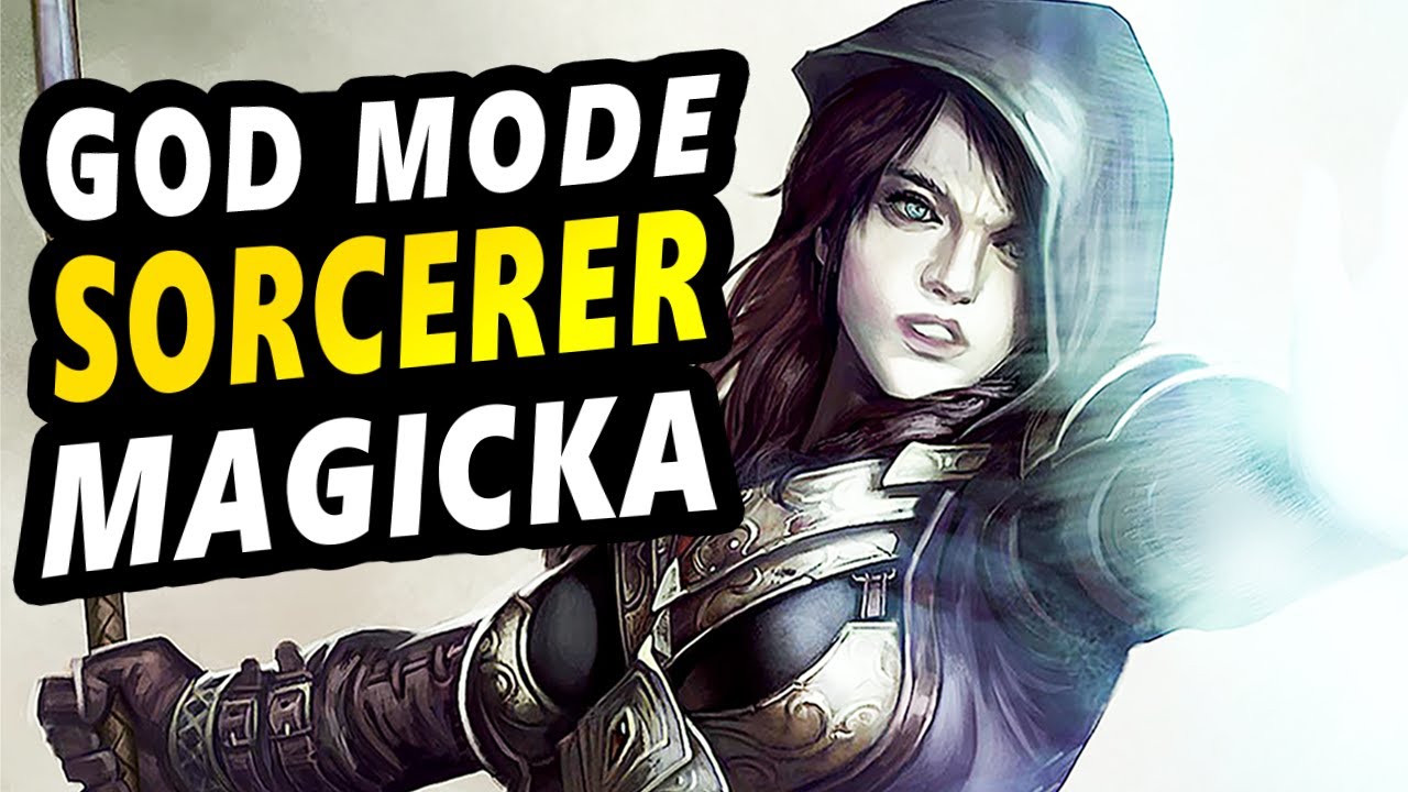 ESO - SOLO MAGICKA SORCERER - God Mode Easy Sorcerer Build - YouTube
