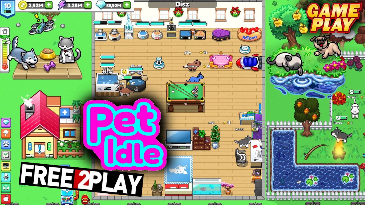 Pet idle ★ Gameplay ★ PC Steam [ Free to Play ] Simulator game 2021 ...