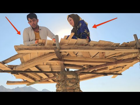 Çekici bir ahşap barınak inşa etmek: Yüksek irtifada muhteşem sanat/Göçebe kadın
