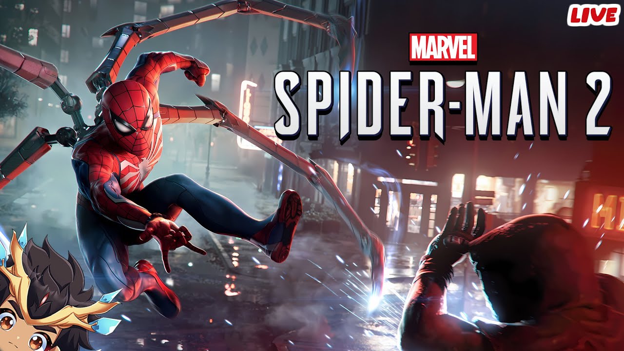 🔴 Playing Spider-Man 2 & Eagles or Chiefs Who's Winning? - YouTube