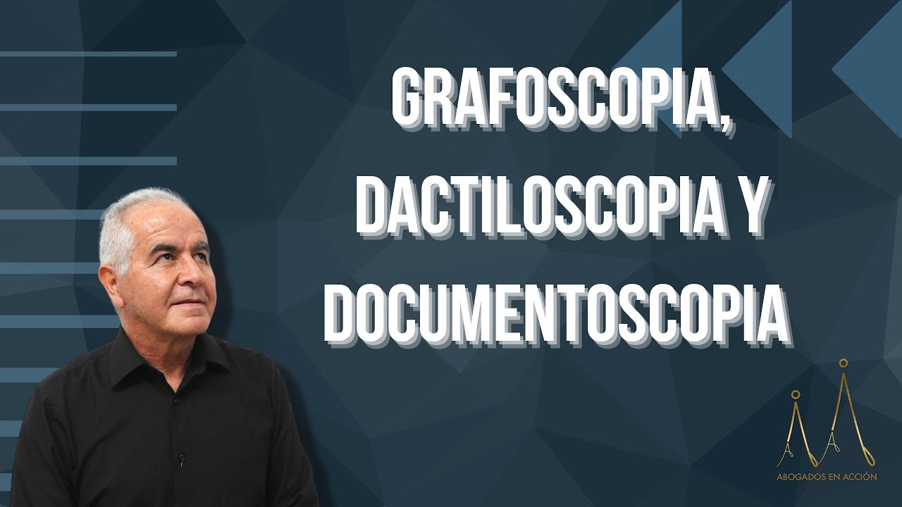 Grafoscopía, dactiloscopia y documentoscopia: sus diferencias - YouTube
