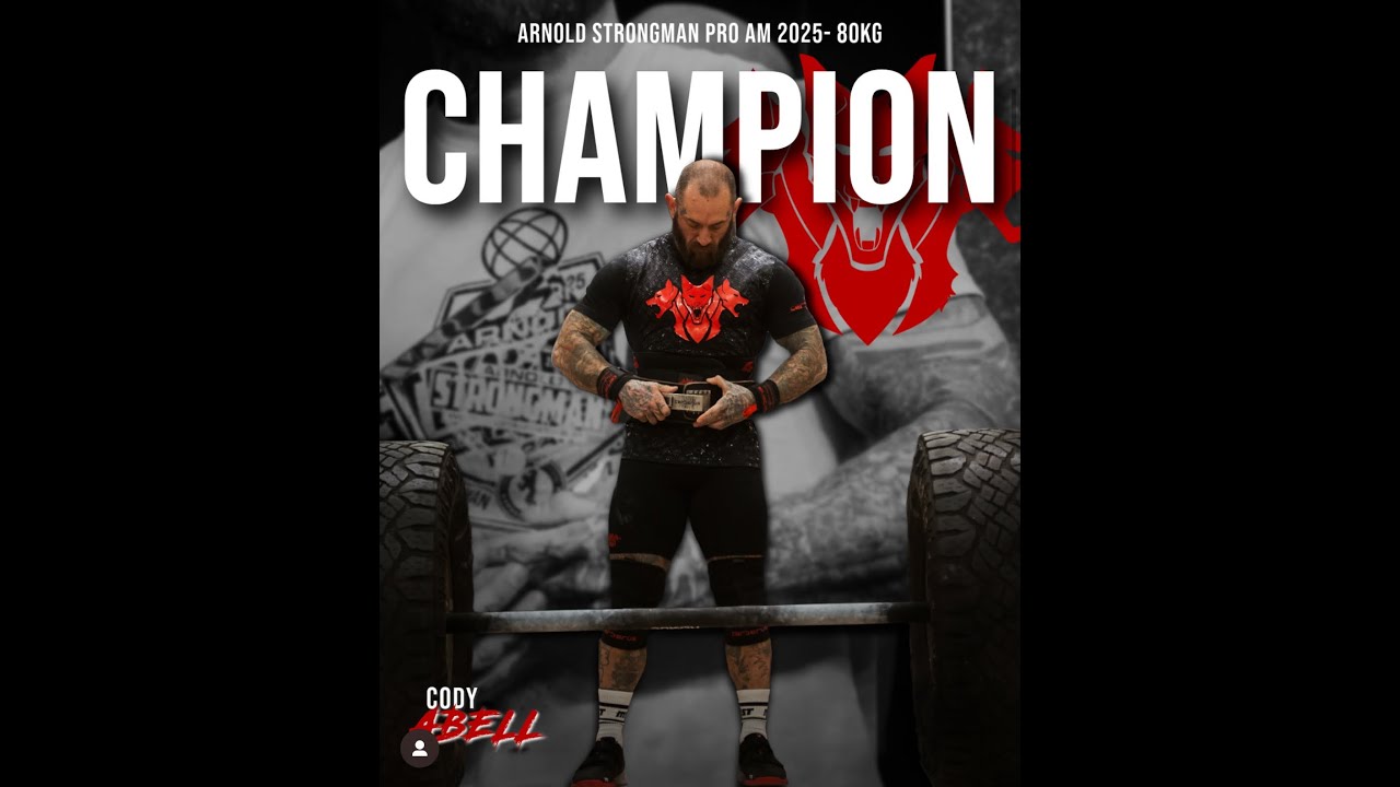 Cody Abell: 80kg Arnold Strongman Champion - Strong Talk Podcast - YouTube