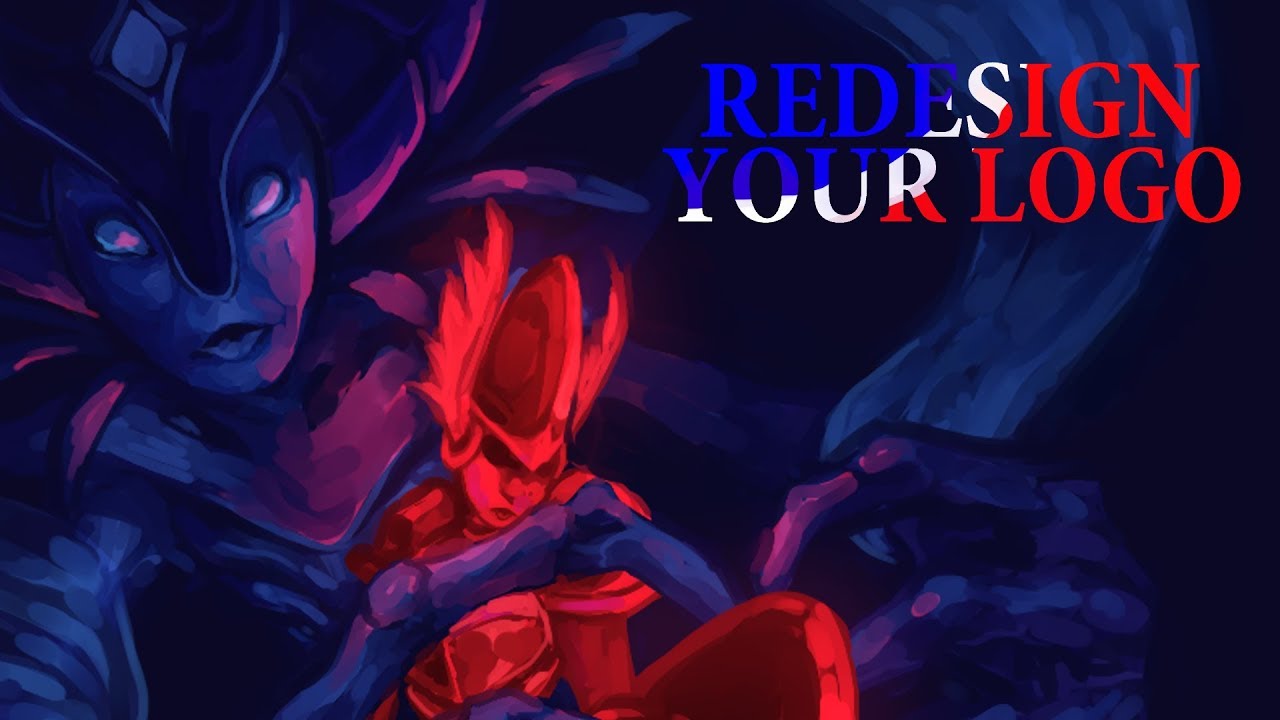 Redesign your logo-speedpaint - YouTube