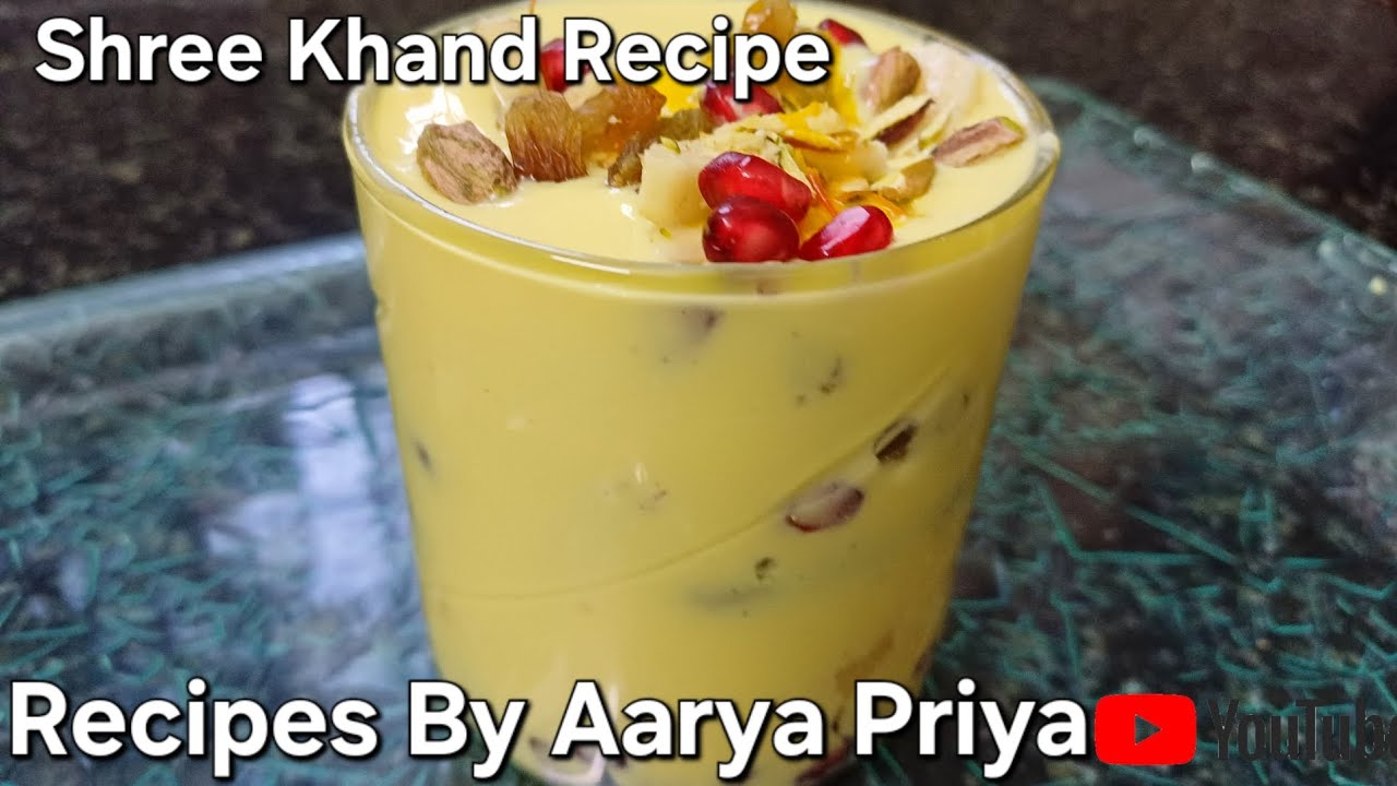 Maharashtra # Famous #ShriKhand Recipe | kesar Recipe# Curd # ...