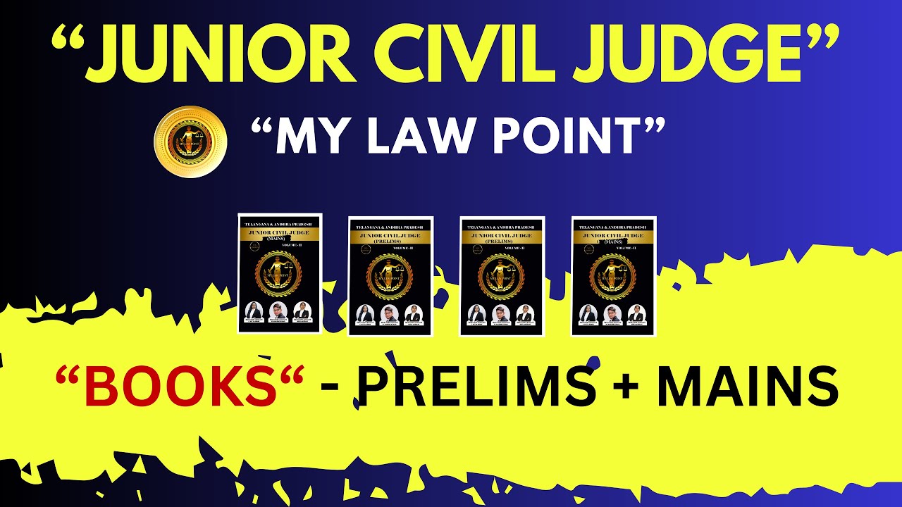BOOKS - “MY LAW POINT” - PRELIMS + MAINS. - YouTube