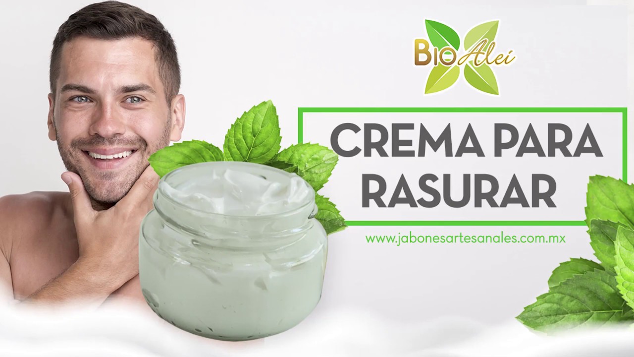 Cómo realizar una crema para rasurar BioAlei - YouTube