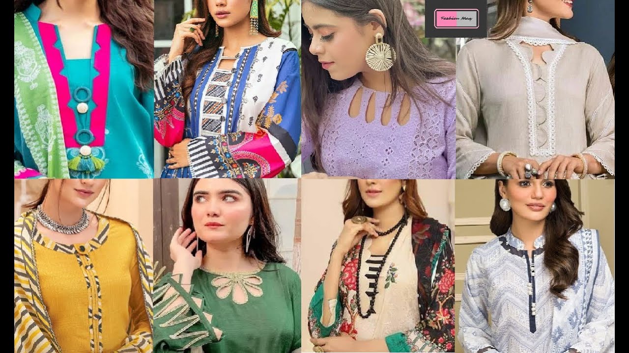 Neck Design 2023 | Ladies Neckline 2023 | Kameez Gala Design 2023 ...