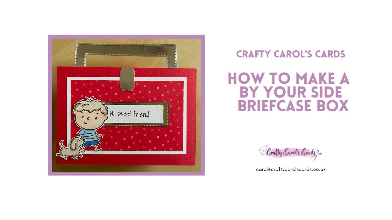How to make a briefcase box - YouTube