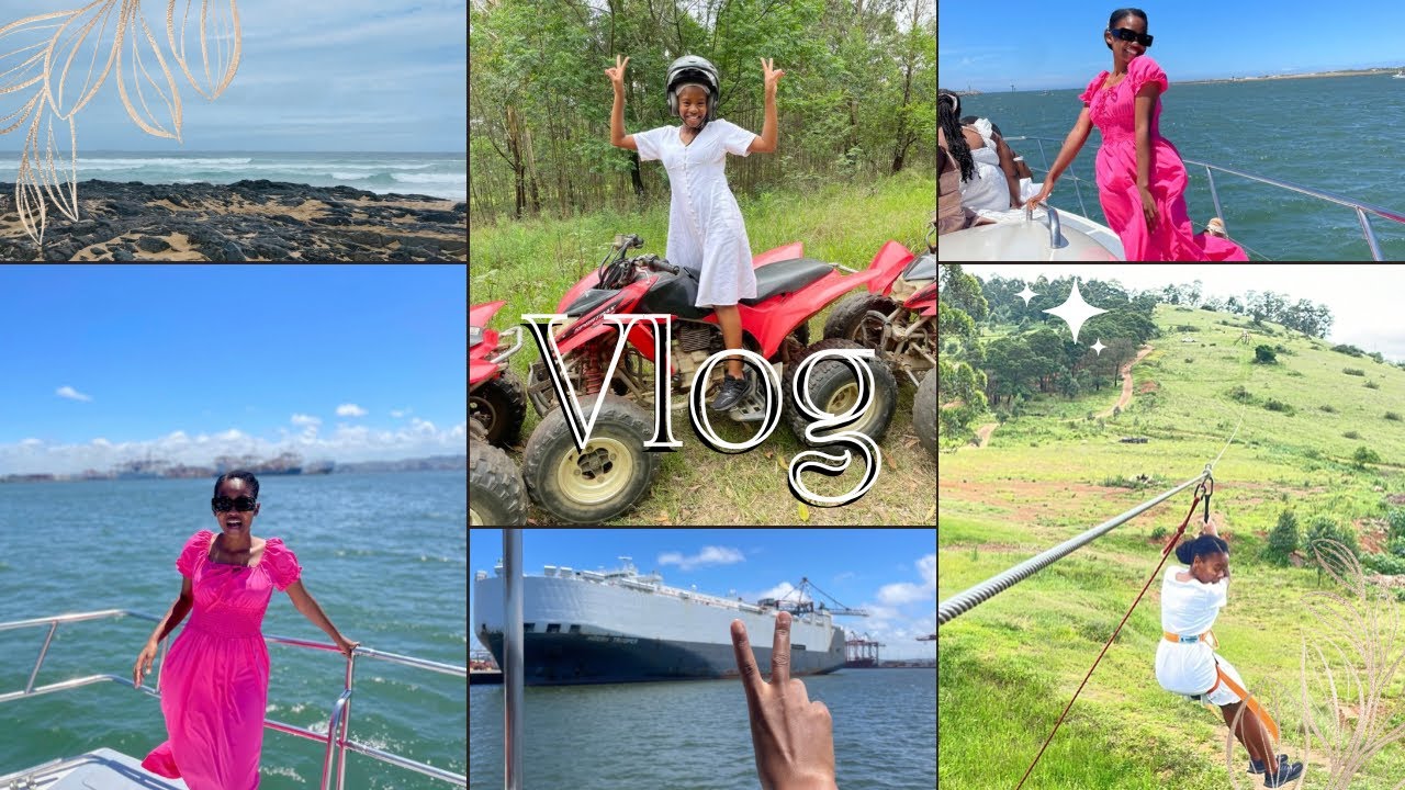 Vlog: Durban Ep:3 Quad Biking, Zip lining & a Boat cruise - YouTube