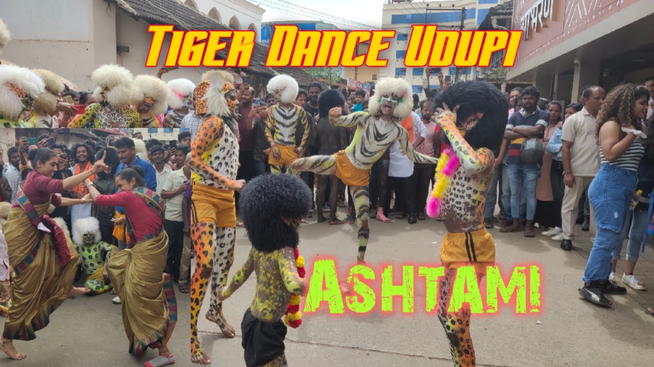 Tiger Dance Performance In Mosaru Kudike | Udupi | Krishna Janmashtami ...