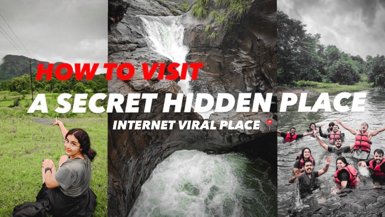 Internet Viral Secret Waterfall Near Pune | Cliff Jumping | Natural ...